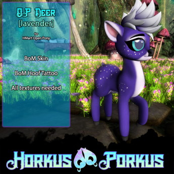 Second Life Marketplace - [HkPk] Deer for Hmart OP - Lavender